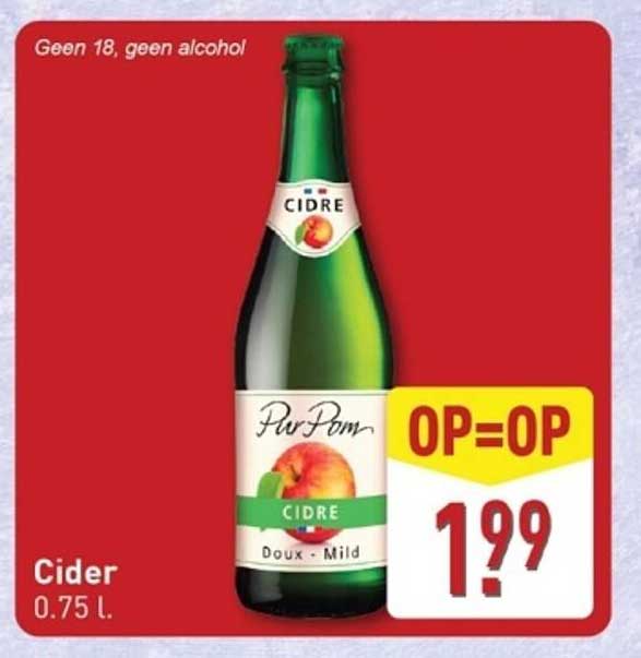 Cider Aanbieding bij ALDI - FolderFeest.nl