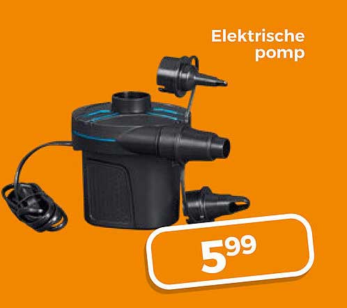 Elektrische Pomp Aanbieding bij Trekpleister - FolderFeest.nl