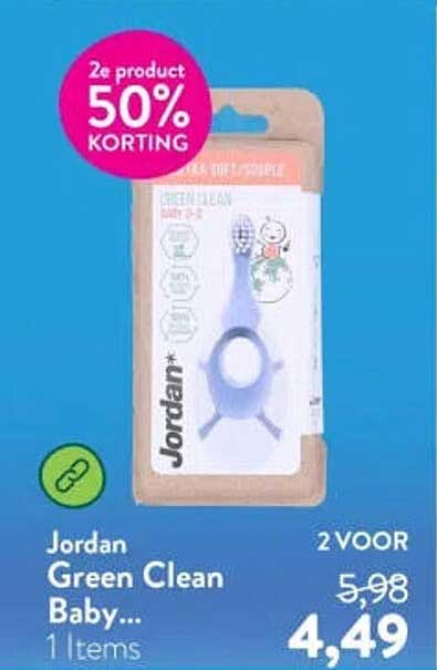 Jordan Green Clean Baby... 2E Product 50% Korting Aanbieding bij ...
