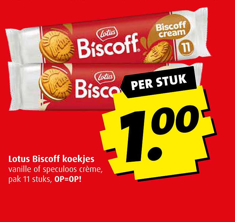 Lotus Biscoff Koekjes Aanbieding bij Boni - FolderFeest.nl