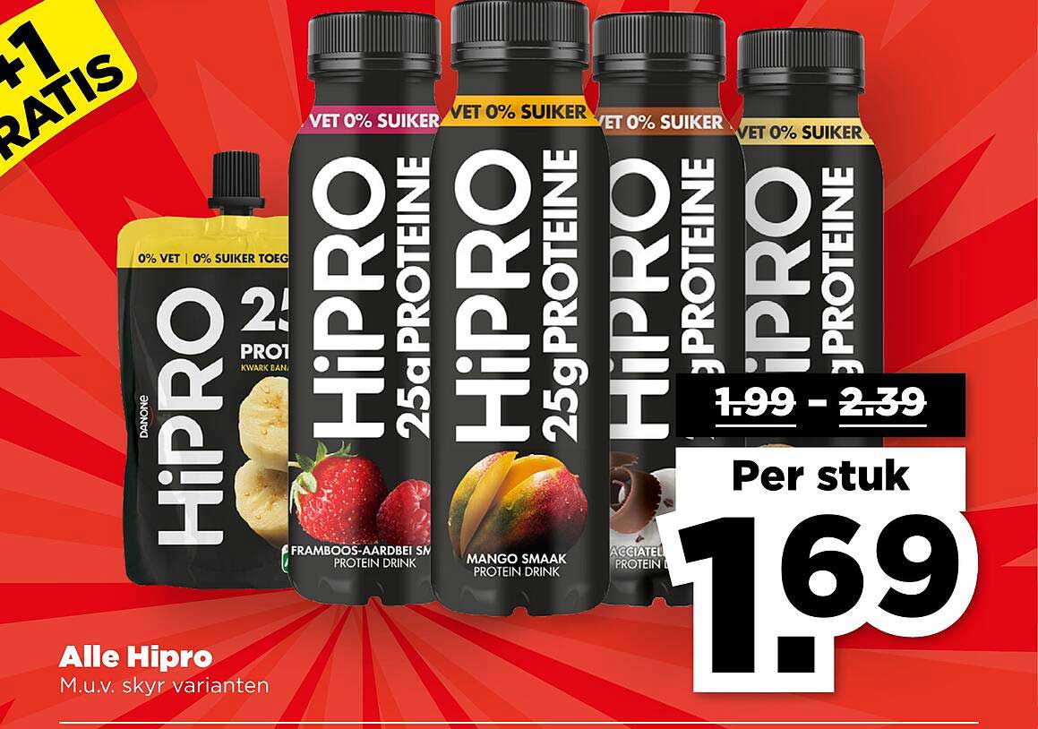 Alle Hipro aanbieding bij PLUS