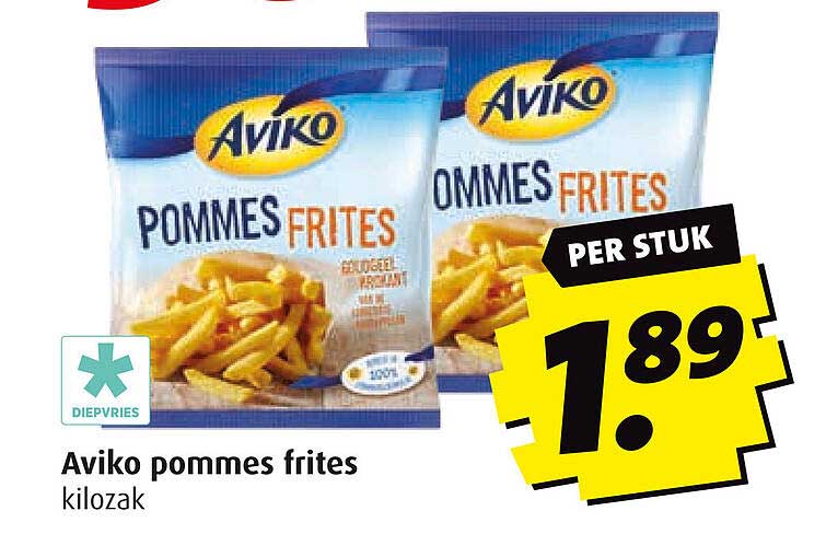 Aviko Pommes Frites Aanbieding bij Boni - FolderFeest.nl