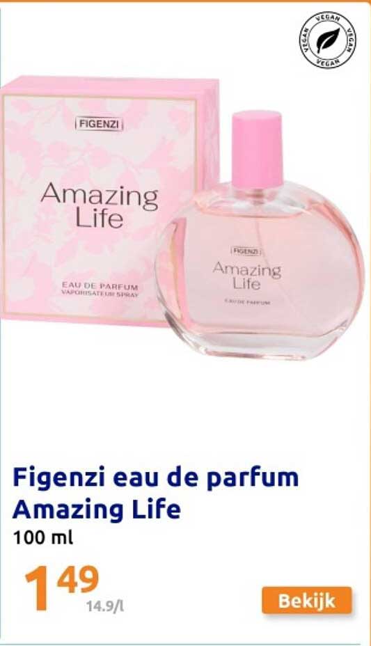 Figenzi Eau De Parfum Amazing Life aanbieding bij Action