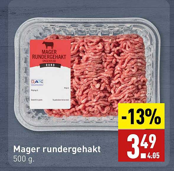 Mager Rundergehakt Aanbieding bij ALDI - FolderFeest.nl