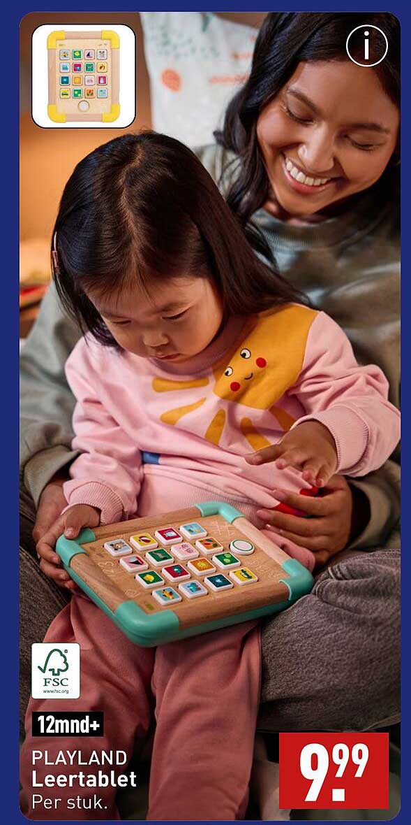 Playland Leertablet aanbieding bij ALDI