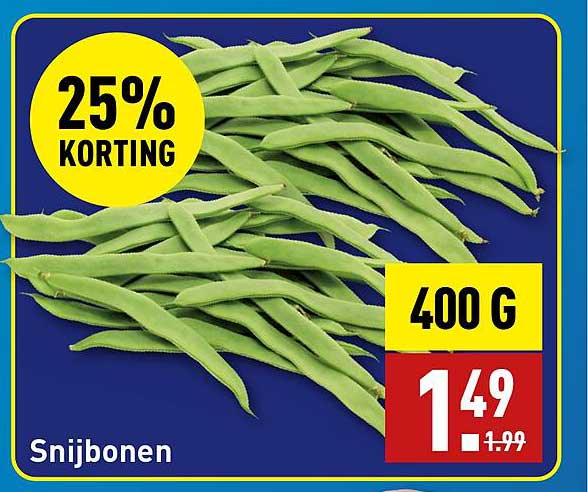Snijbonen aanbieding bij ALDI
