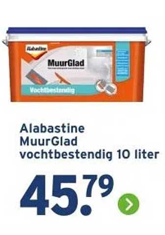 Alabastine Muurglad Vochbestendig aanbieding bij GAMMA