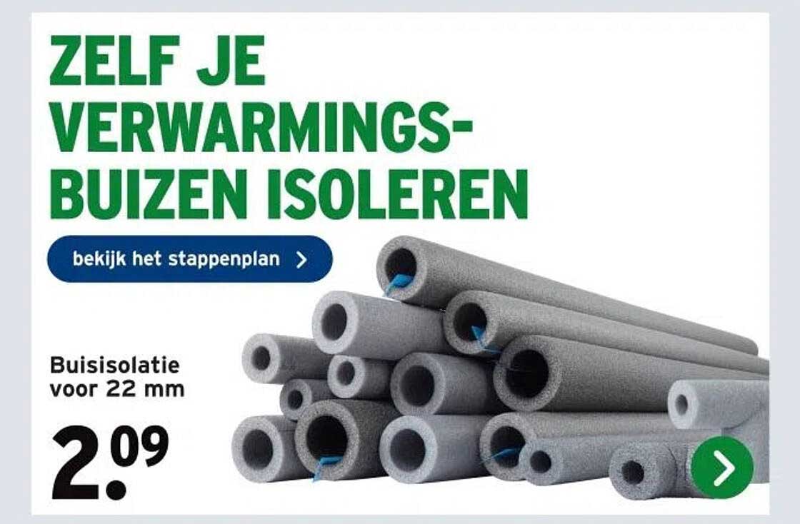 Zelf Je Verwarmings-Buizen Isoleren Aanbieding bij GAMMA - FolderFeest.nl