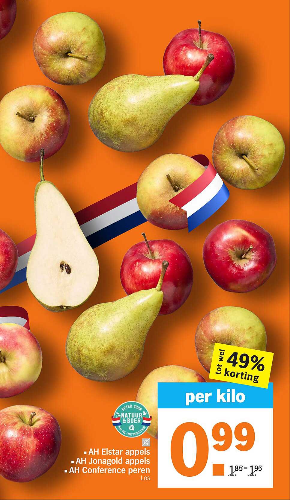 Ah Elstar Appels, Ah Jonagold Appels En Ah Conference Peren Aanbieding ...