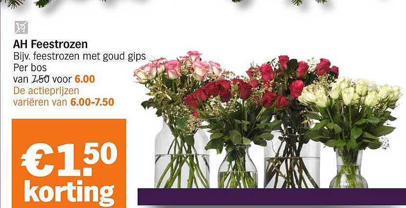 Ah Feestrozen Aanbieding bij Albert Heijn - FolderFeest.nl
