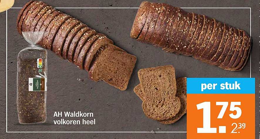 Ah Waldkorn Volkoren Heel Aanbieding bij Albert Heijn - FolderFeest.nl