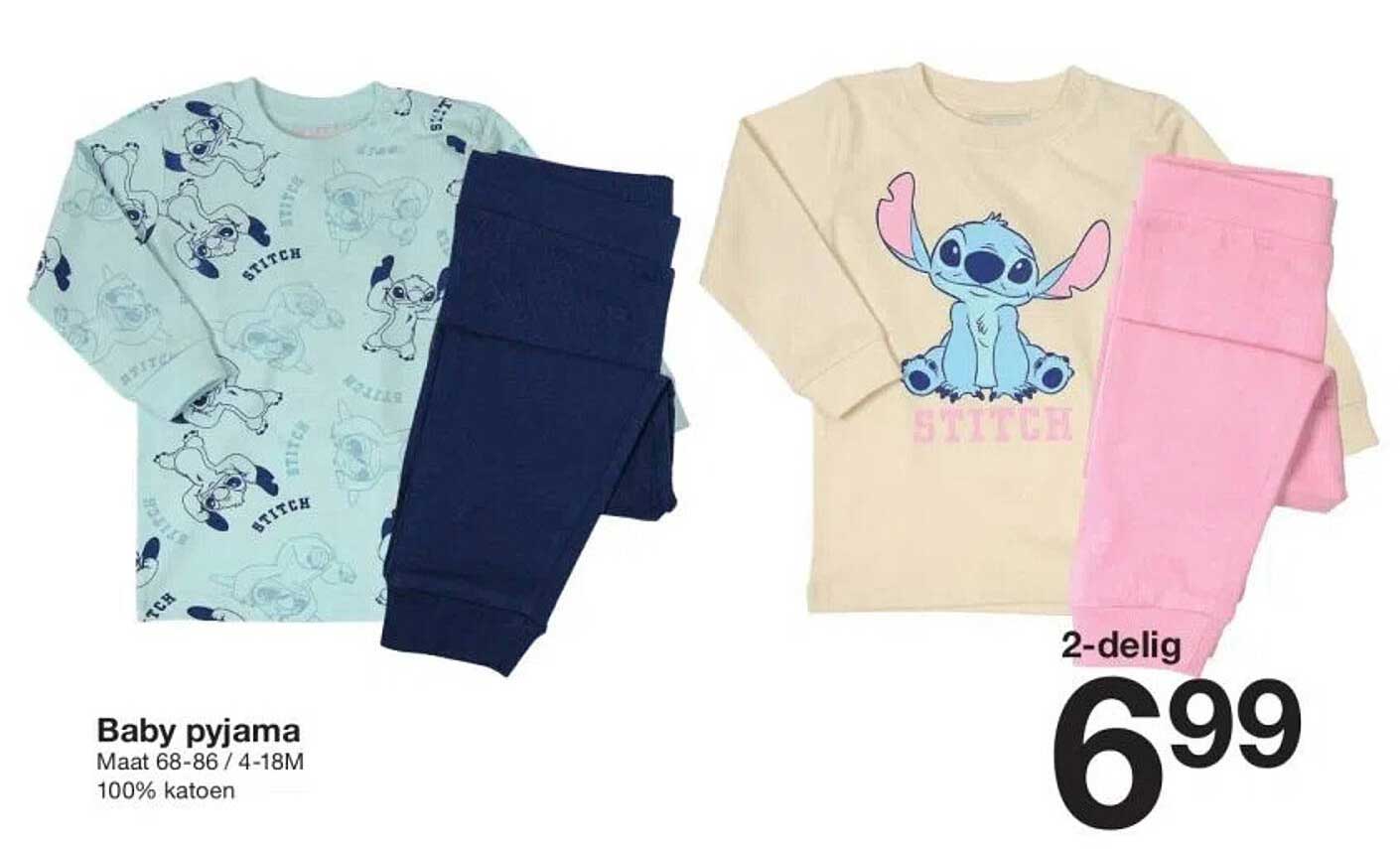 Baby Pyjama Aanbieding bij Zeeman - FolderFeest.nl