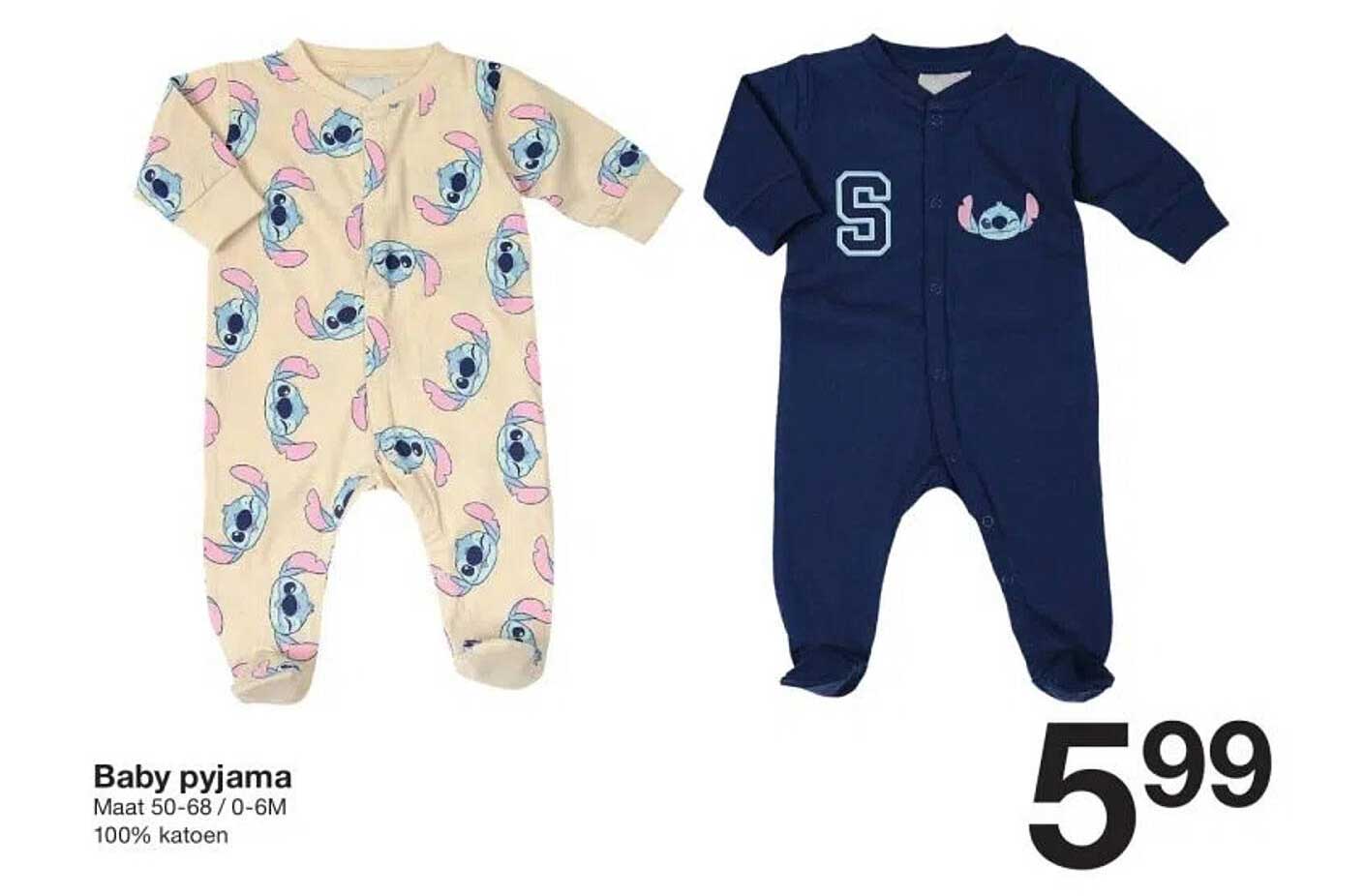 Baby Pyjama Aanbieding bij Zeeman - FolderFeest.nl