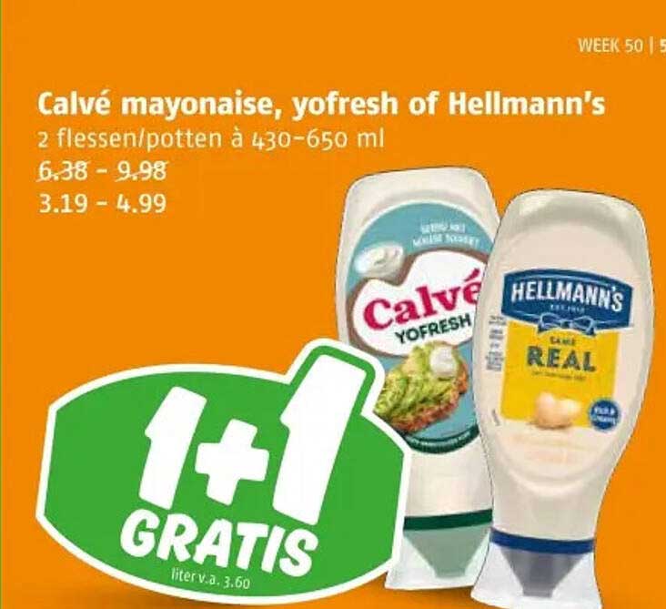 Calvé Mayonaise Pot 650 Ml Aanbieding bij Makro - FolderFeest.nl