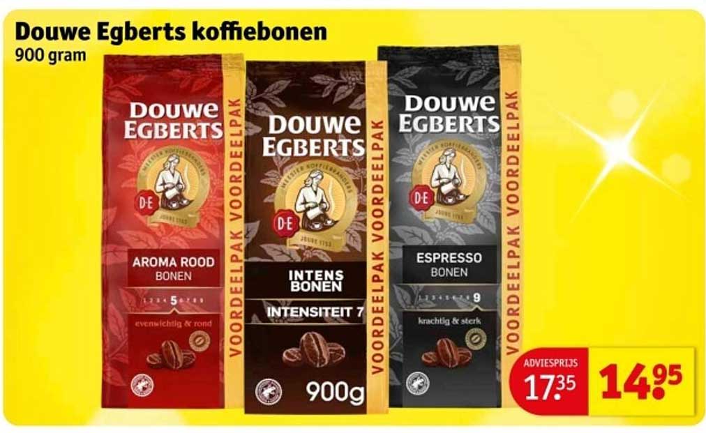 Douwe Egberts Koffiebonen 900 Gram Aanbieding bij Kruidvat - FolderFeest.nl