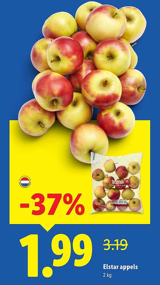 Elstar Appels 2 Kg Aanbieding bij Lidl - FolderFeest.nl