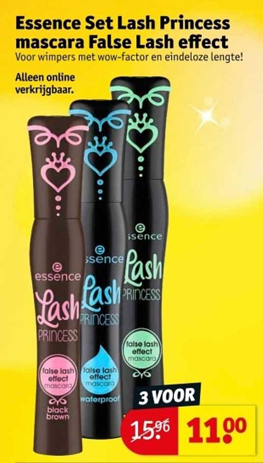 Essence Set Lash Princess Mascara False Lash Effect Aanbieding bij ...