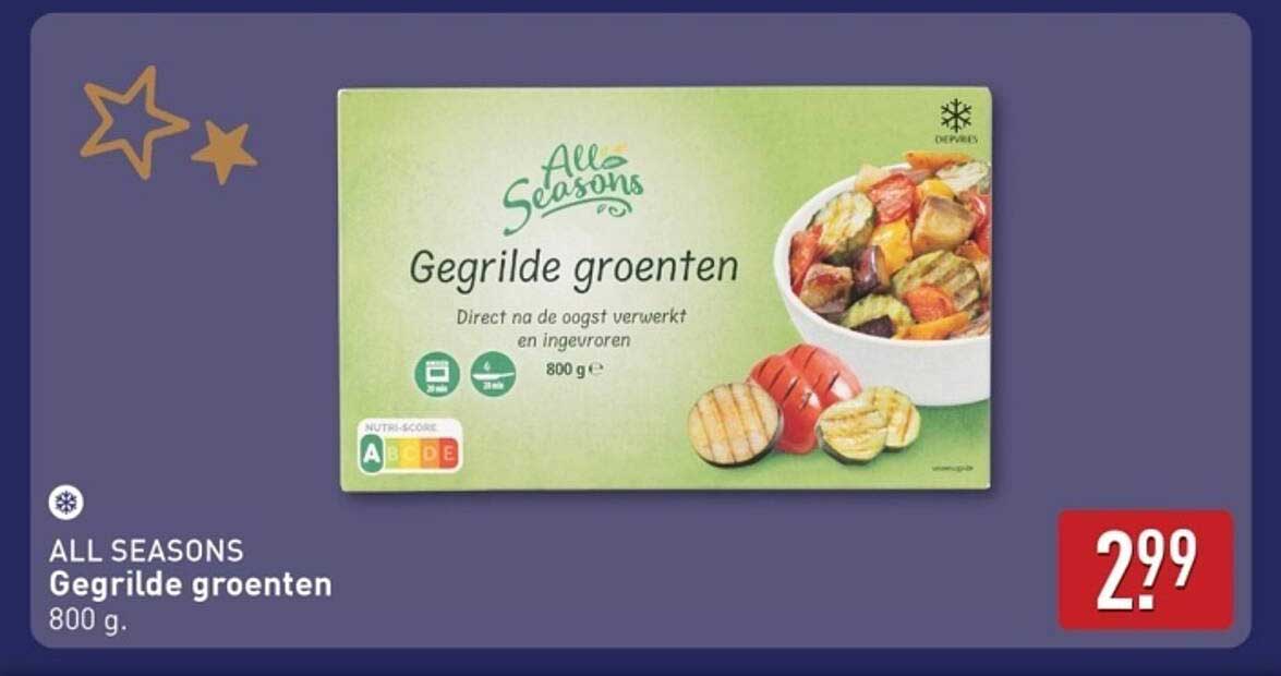Gegrilde Groenten Aanbieding bij ALDI - FolderFeest.nl
