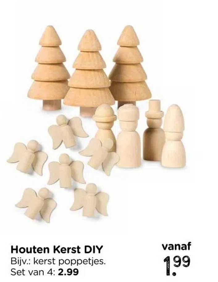 Houten Kerst Diy Aanbieding bij Xenos - FolderFeest.nl