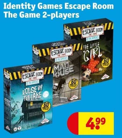 Identity Games Escape Room The Game 2-Players Aanbieding bij Kruidvat ...