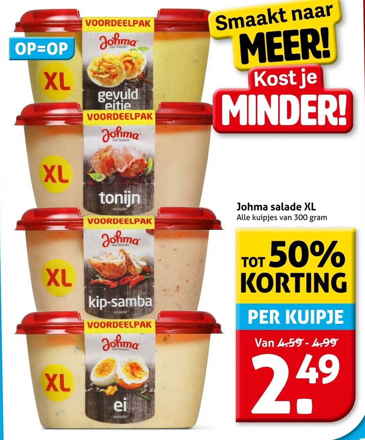 Johma Salade Xl Aanbieding bij Hoogvliet - FolderFeest.nl