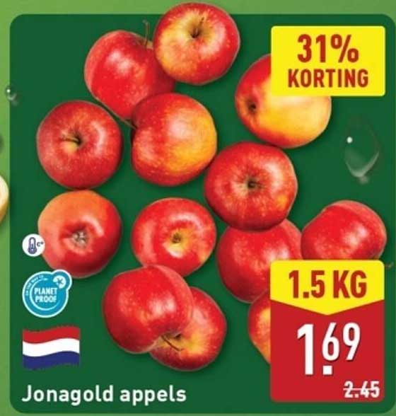 Jonagold Appels Aanbieding bij ALDI - FolderFeest.nl