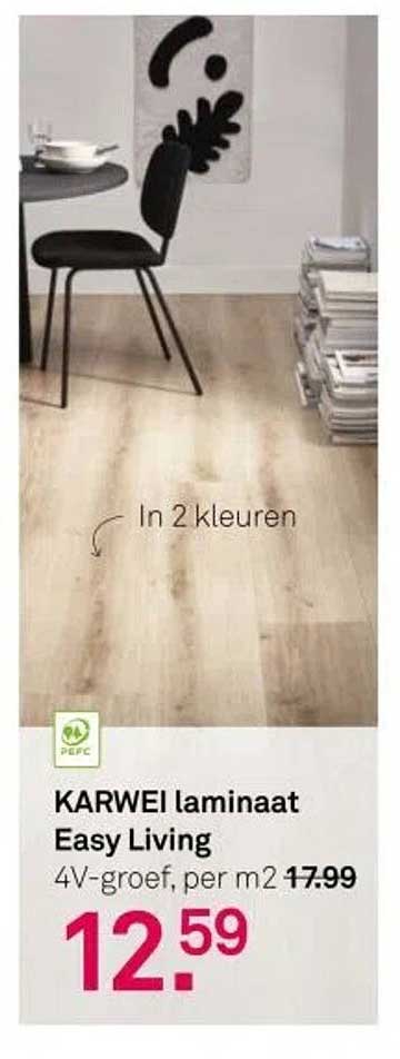 Karwei Laminaat Easy Living 4V-Groef, Per M2 Aanbieding bij Karwei ...