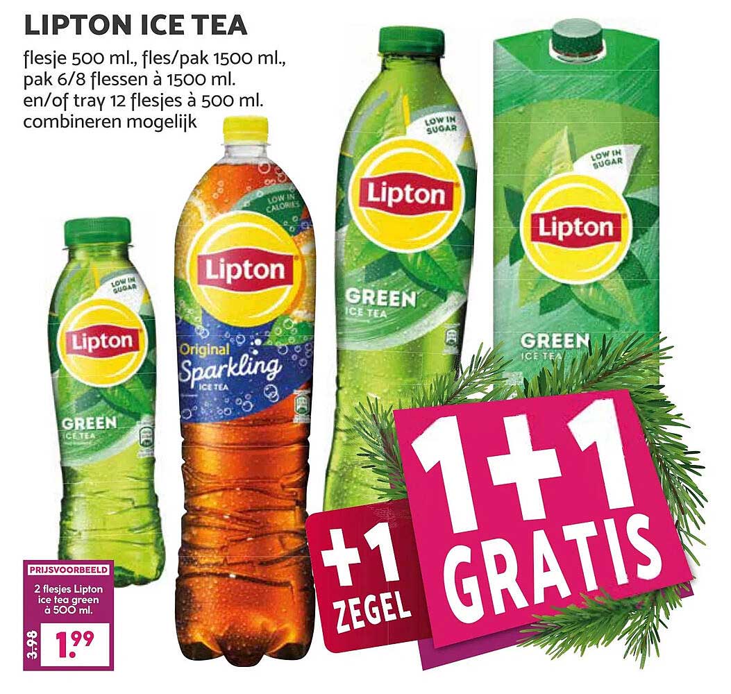 Lipton Ice Tea Aanbieding bij Coop - FolderFeest.nl