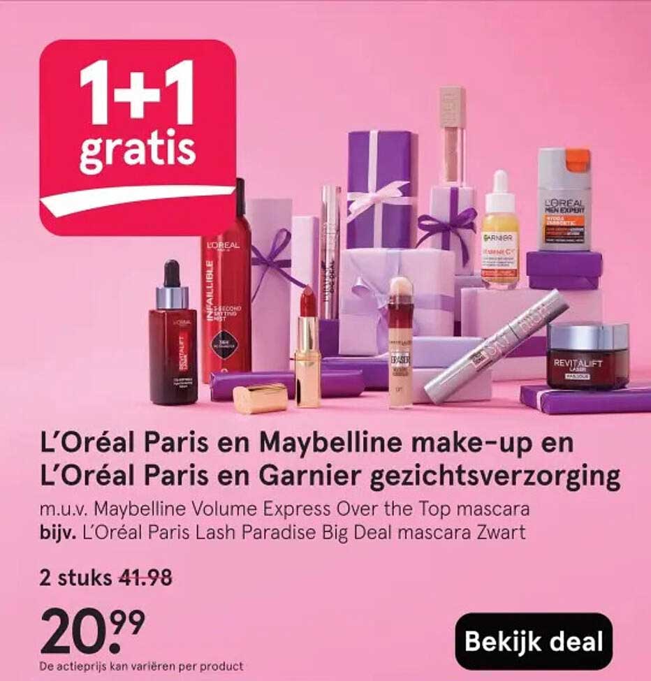 L’oréal Paris En Maybelline Make-Up En L’oréal Paris En Garnier ...