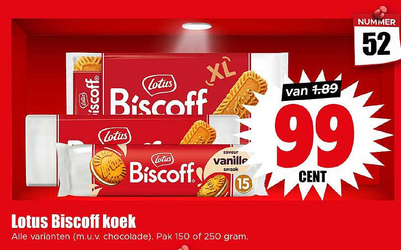 Lotus Biscoff Koek Aanbieding bij Dirk - FolderFeest.nl
