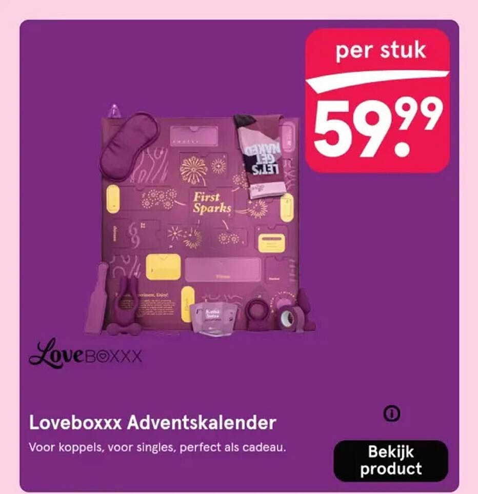 Loveboxxx Adventskalender Aanbieding bij Etos - FolderFeest.nl