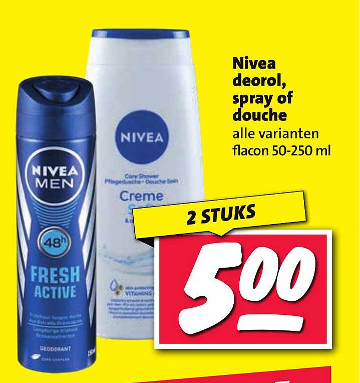 Nivea Deorol, Spray Of Douche Alle Varianten Flacon 50-250 Ml ...