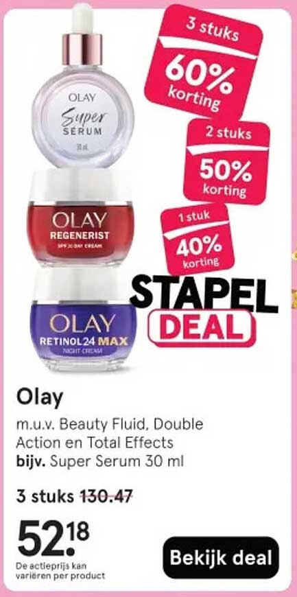 Olay Aanbieding bij Etos - FolderFeest.nl