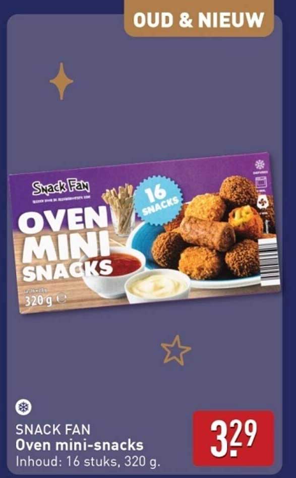 Oven Mini-Snacks Aanbieding bij ALDI - FolderFeest.nl