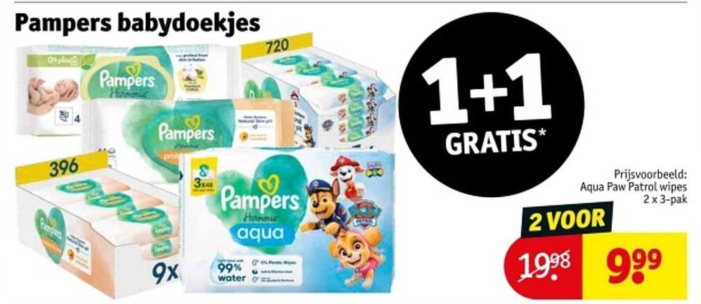 Pampers Babydoekjes Aanbieding bij Kruidvat - FolderFeest.nl