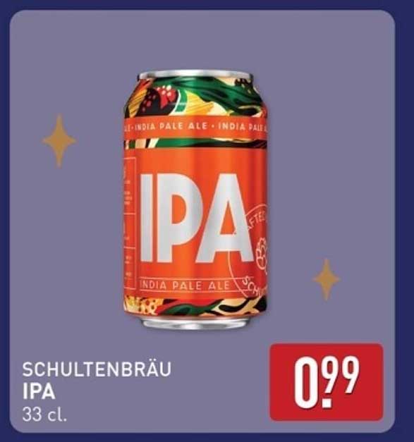 Schultenbräu Ipa 33 Cl. Aanbieding bij ALDI - FolderFeest.nl