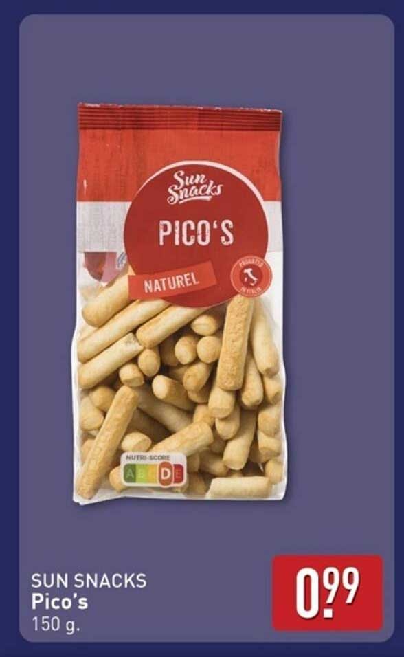 Sun Snacks Pico's Aanbieding bij ALDI - FolderFeest.nl