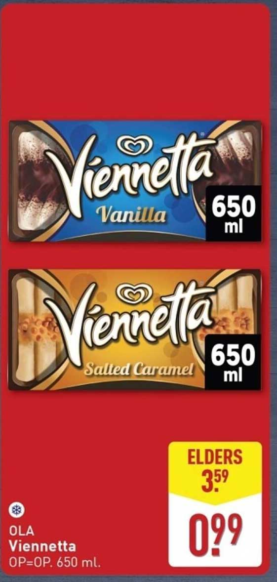 Viennetta Aanbieding bij ALDI - FolderFeest.nl