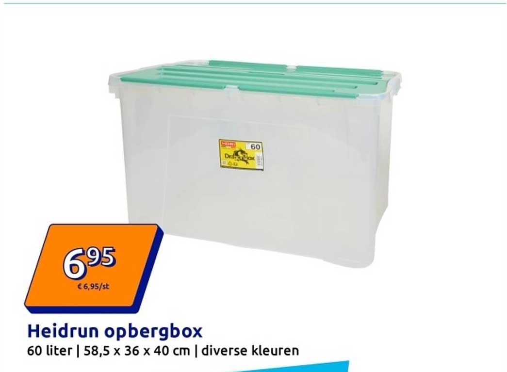 Heidrun Opbergbox Aanbieding bij Action - FolderFeest.nl