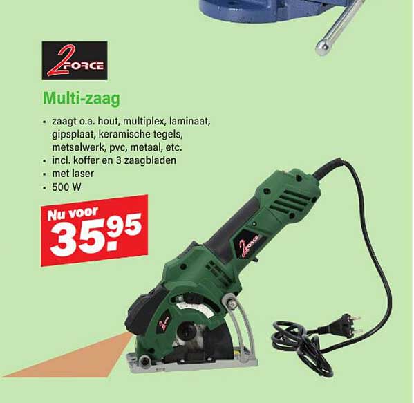 Multi-Zaag Aanbieding bij Van Cranenbroek - FolderFeest.nl