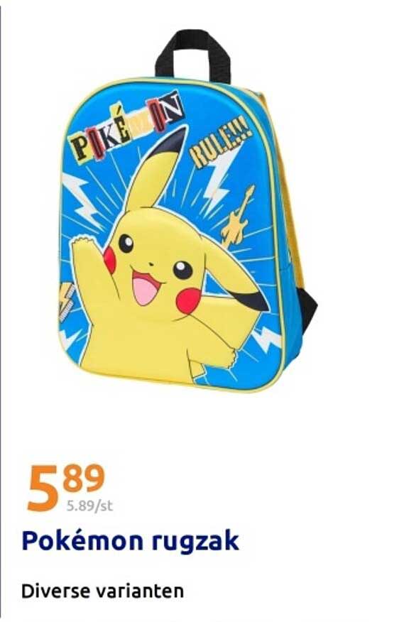 Pokémon Rugzak Aanbieding bij Action - FolderFeest.nl
