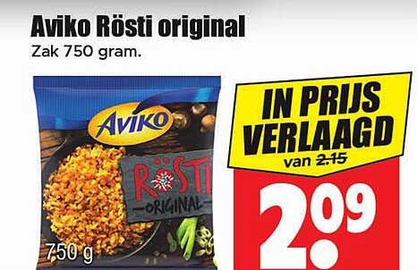 Aviko Rösti Original aanbieding bij Dirk