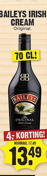 Baileys Irish Cream aanbieding bij Dirk