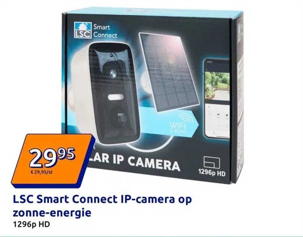 Lsc Smart Connect Ip-Camera Op Zonne-Energie Aanbieding bij Action ...