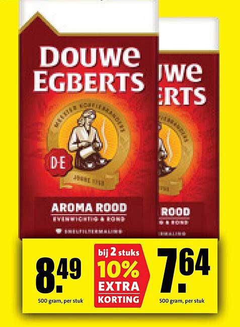 Douwe Egberts Aroma Rood Aanbieding bij Boni - FolderFeest.nl