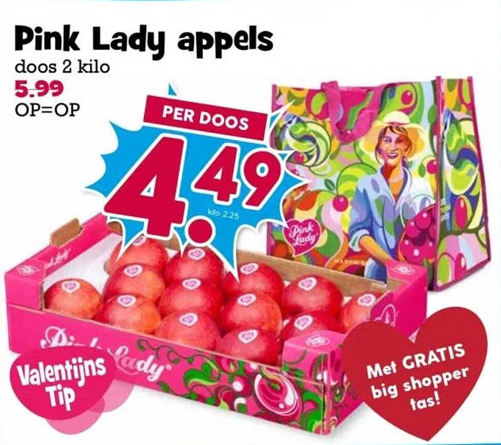 Pink Lady Appels Aanbieding bij Boon's Markt - FolderFeest.nl