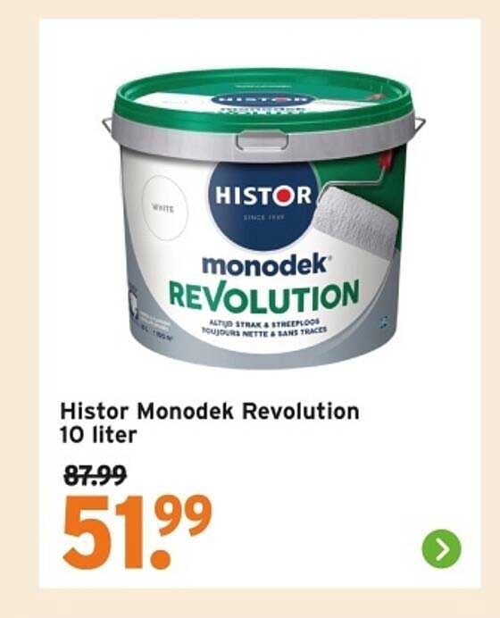 Histor Monodek Revolution 10 Liter aanbieding bij GAMMA