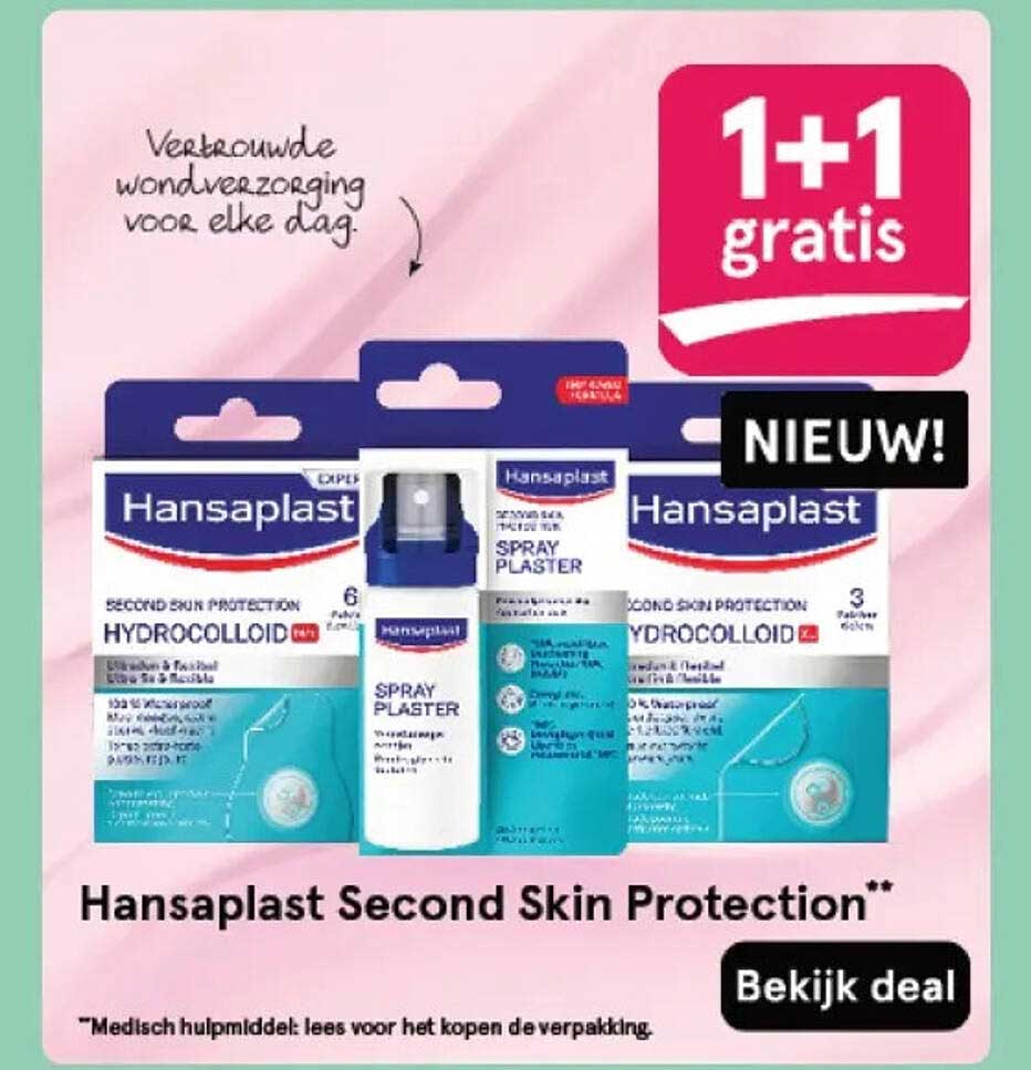 Hansaplast Second Skin Protection** Aanbieding bij Etos - FolderFeest.nl