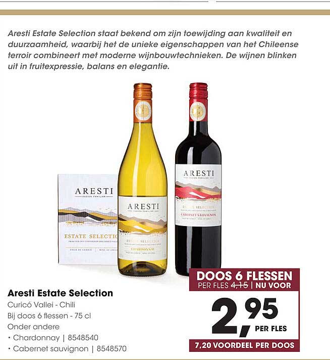 Aresti Estate Selection Aanbieding bij HANOS - FolderFeest.nl