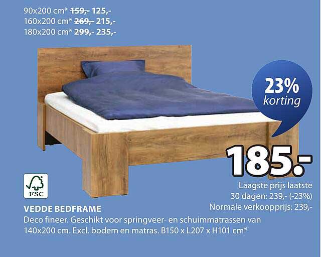 Vedde Bedframe aanbieding bij Jysk